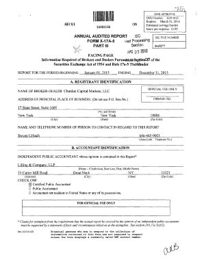 Fillable Online Sec ANNUAL AUDITED REPORT Er FORM X 1 7A 5 Null