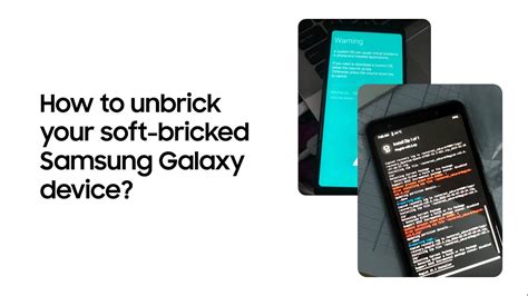 How To Unbrick Your Soft Bricked Samsung Galaxy Device YouTube