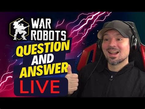 WR Live Question Answer Old School War Robots Gameplay Danny