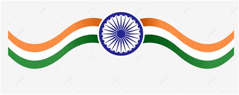 Bendera India Dengan Desain Vektor Ashok Chakra Eps Desain Falg India