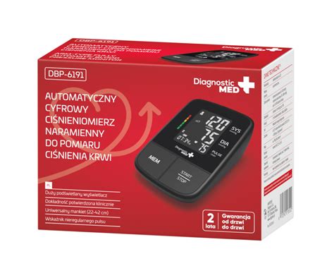 Diagnostic Med DBP 6191 automatyczny ciśnieniomierz naramienny 1 szt