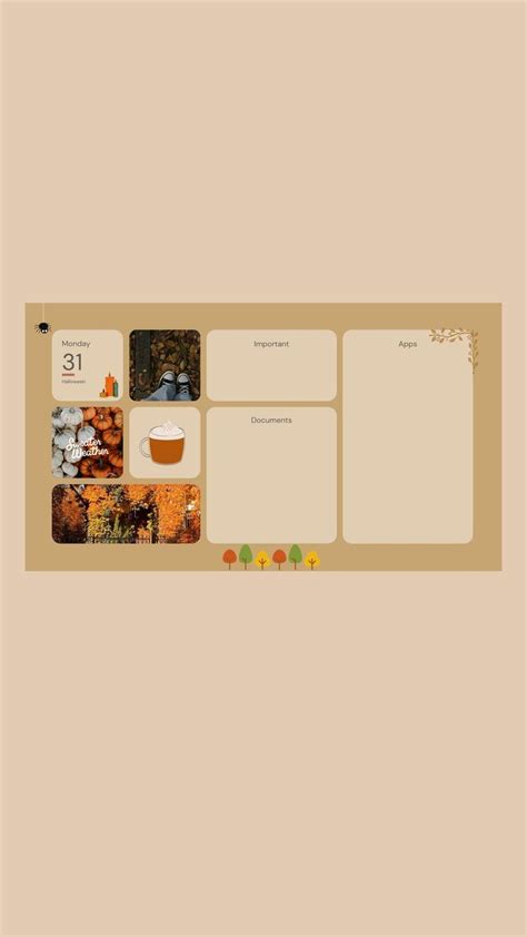 Brown Aesthetic Organizer Desktop Wallpaper Brown Aesthetic Desktop