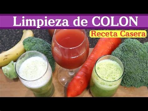 JUGO PARA LIMPIEZA DE COLON Y DESINTOXICAR EL INTESTINO RECETA CASERA