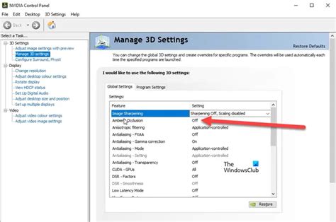 Optimize Nvidia Control Panel Settings For Gaming Performance