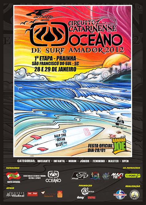 Oceano Surfwear É amanhã 1ª etapa do Circuito Catarinense Oceano de