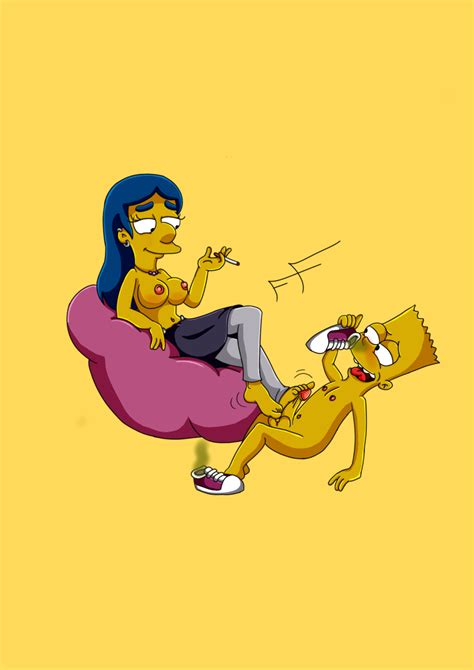 Post Annika Van Houten Bart Simpson Foot Folk The Simpsons