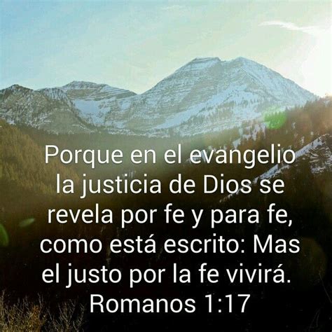 El justo por la fe vivirá Justicia de dios Evangelio Biblia