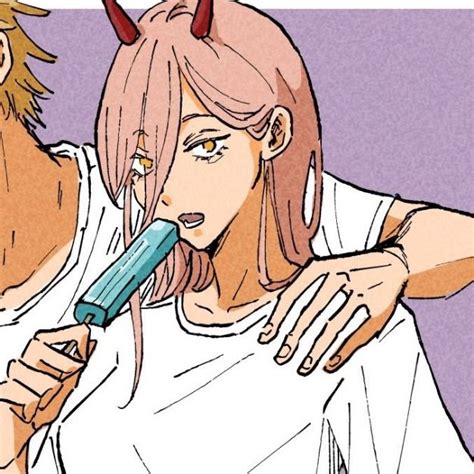 Chainsawman Matching Icons Denji And Power Ragazze Anime Ragazze