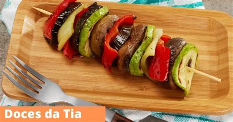 Receita de Espetinhos de Legumes na Airfryer Uma Delícia Saudável