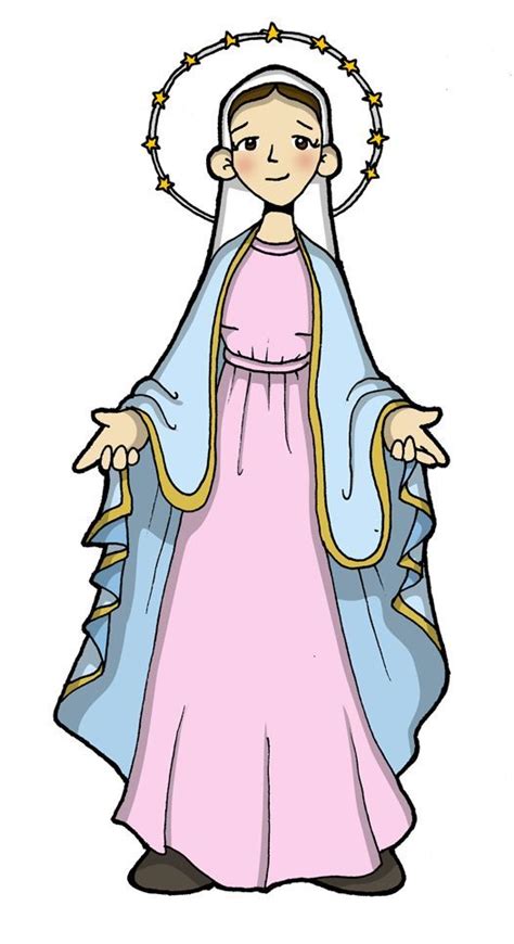 La virgen María Dibujos de virgen Virgen maría dibujo y Imagenes