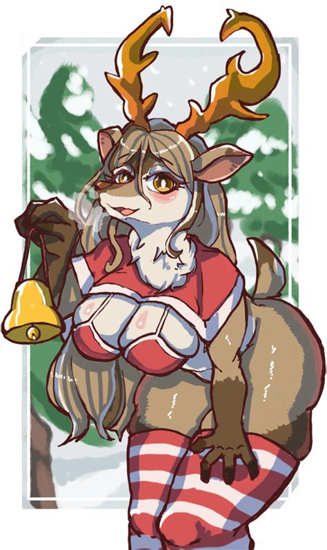 Safe Artist Tofffffu Nameless Oc Oc Oc Only Cervid Deer