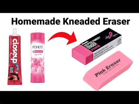 How To Make Kneaded Eraser At Home DIY Eraser Homemade Kneaded Eraser
