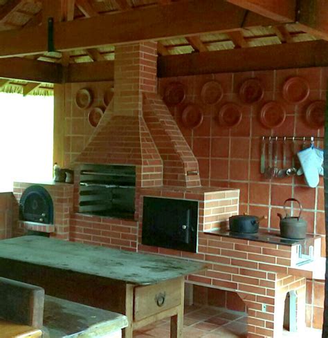 Fogão A Lenha Pré Moldado Churrasqueira
