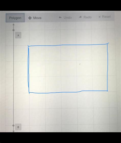 Use The Polygon Tool To Draw A Rectangle With A Length Of 5 Units And A