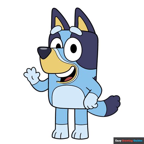 How To Draw And Coloring Dad Bluey Easy Drawings Dibujos Faciles Porn