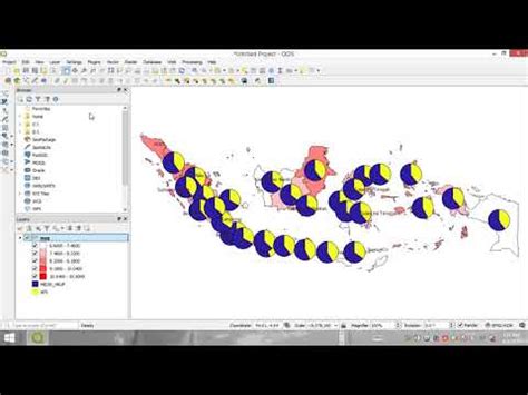 How To Make A Thematic Map Using Quantum GIS Cara Membuat Peta Tematik