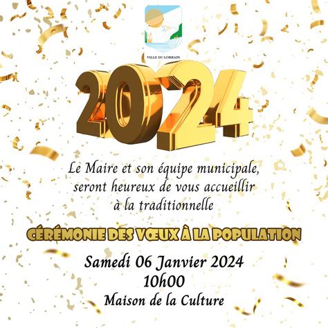CÉRÉMONIE DES VOEUX A LA POPULATION 2024 Bienvenue sur le site de la