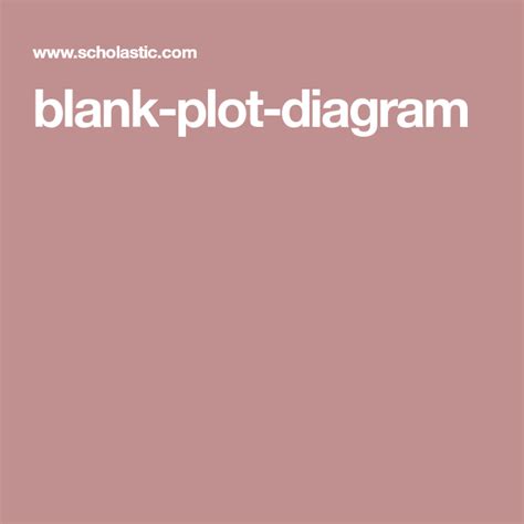 Blank Plot Diagram Plot Diagram Plots Reading Writing Teachers Teacher