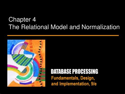 chapter 4 the relational model and normalization ppt download
