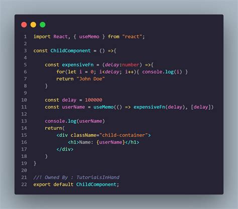Usememo Hook In React Explained With Examples Tutorialsinhand
