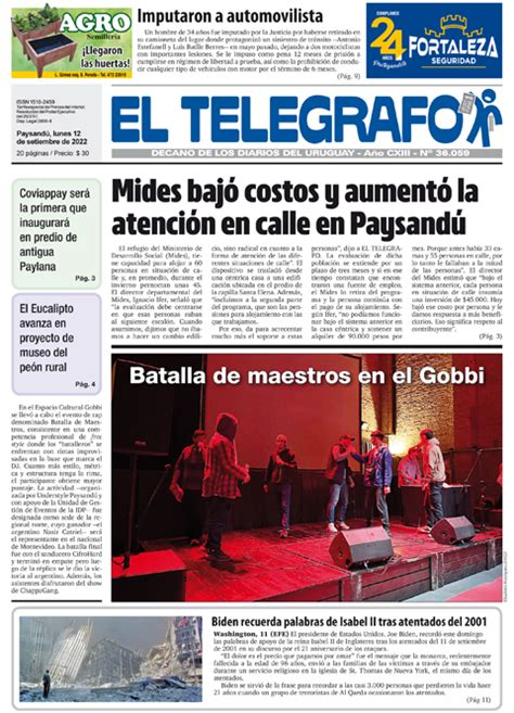 Edici N Diario El Tel Grafo
