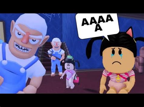 BEBÊ FUGINDO DO VOVÔ MALVADO QUE NÃO LEMBRA DOS NETINHOS Roblox