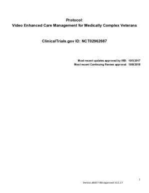 Fillable Online Video Enhanced Care Management For Medically Complex