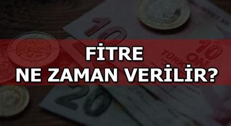 Fitre Nedir Fitre Ne Zaman Kimlere Verilir Son Dakika Milliyet