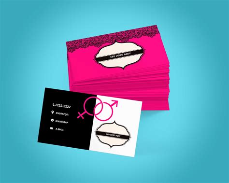 CARTÃO DE VISITA SEX SHOP Criativo AZ Cartões de Visita e Panfletos