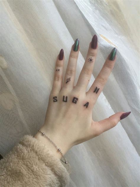 BTS ARMY SUGA LOVE Bts Tattoos Kpop Tattoos Tattoos