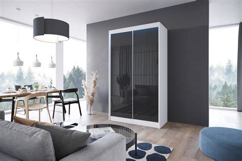 Szafa przesuwna 120cm lustro Lacobel Wzory Kolory 541 60 zł Allegro