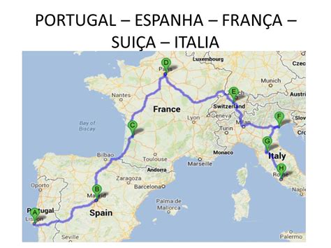 Mapa De Espanha E Fran A Mapa