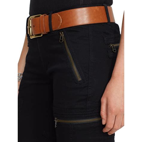 Lyst Polo Ralph Lauren Stretch Skinny Cargo Pant In Black