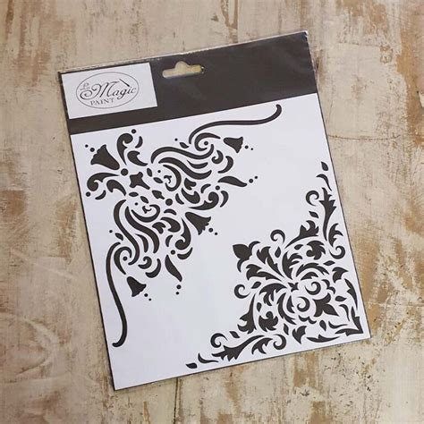 Stencil Fregio Magic Paint Riutilizzabile Magic Paint