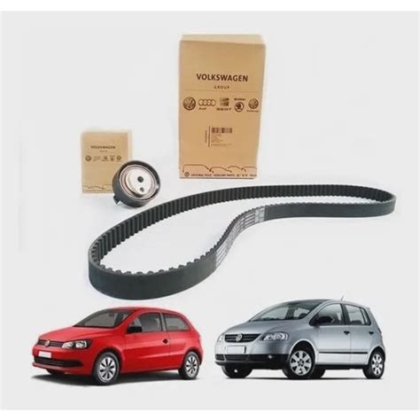 Kit Correia Dentada Tensor E Parafuso Tensor Original Vw Gol Fox Em