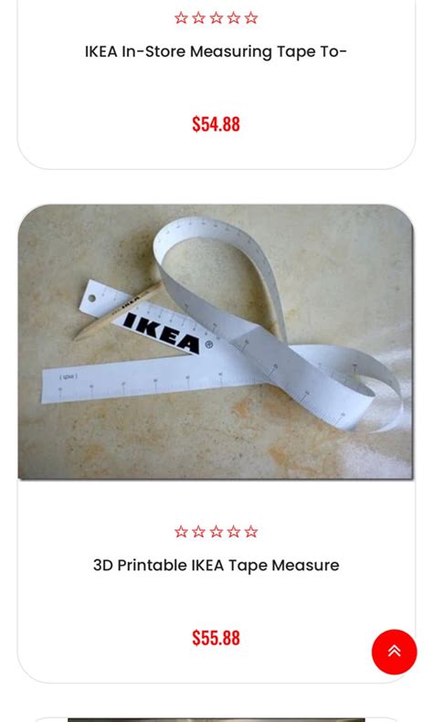 Paper Measuring Tape 100cm 37 Inches From IKEA Excellent Handy Tool