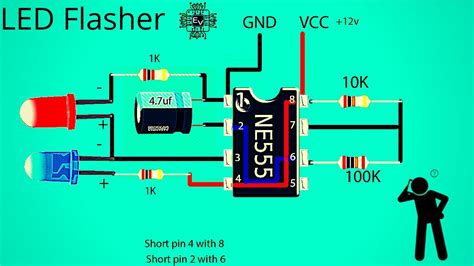 How To Make A Flashing Led Circuit