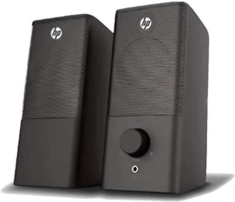 HP DHS 2101 2 0 USB Portable Multimedia Wired Black Speaker With 3 5mm
