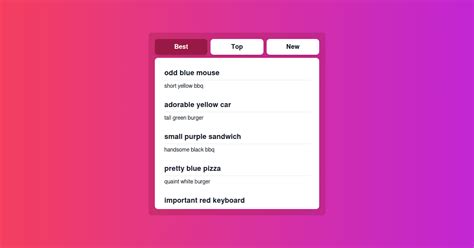 tabs example codesandbox