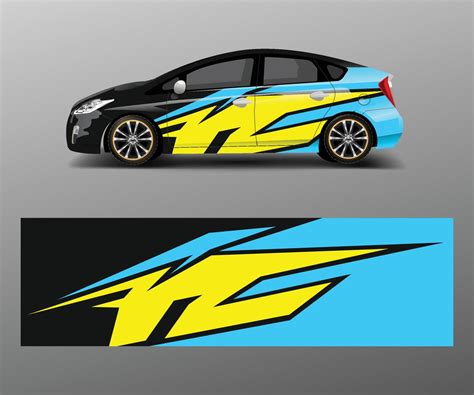 Car Decal Vector Graphic Abstract Racing Designs For Vehicle Sticker