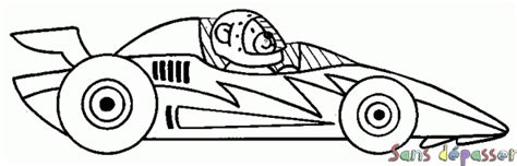 Télécharger Coloriage A Imprimer Voiture De Course dessin Voyager en Solo