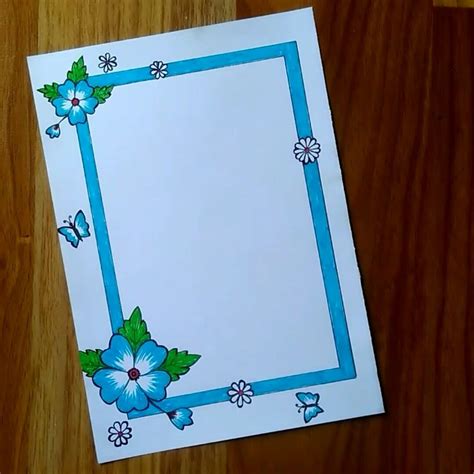 How Do You Design A Front Page Border Designs For Project Work Simple
