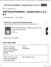 AWS Cloud Practitioner 1 2 3 4 Pdf AWS Cloud Practitioner Sample