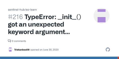 typeerror init got an unexpected keyword argument instance id · issue 216 · sentinel