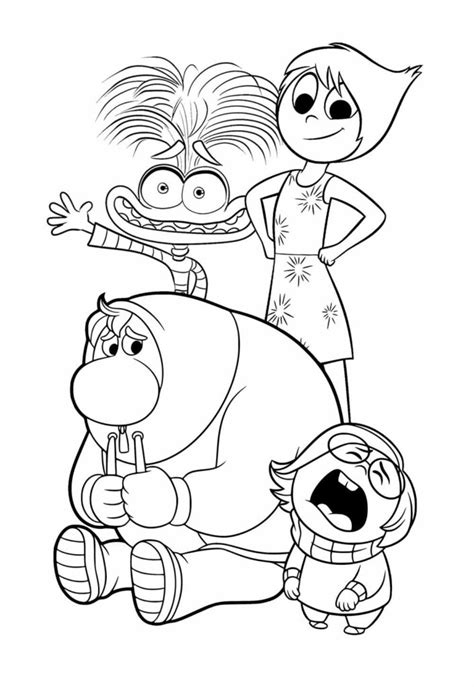 Desenhos De Divertida Mente Para Colorir E Imprimir Como Fazer Em Casa