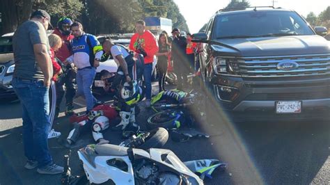 VIDEO reportan un choque múltiple en la carretera México Cuernavaca