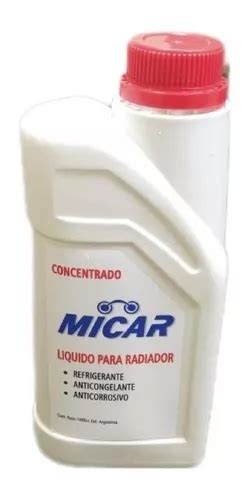 Liquido Refrigerante Litro Rojo Organico Mic En Venta En