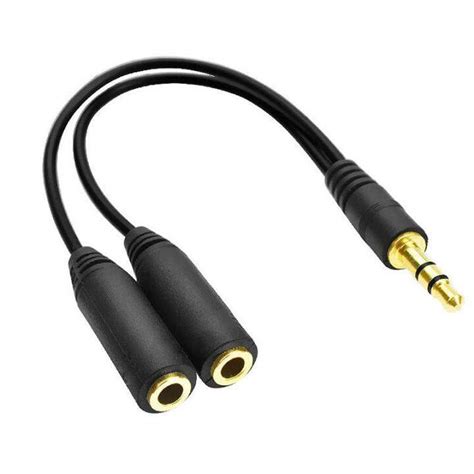 Universal Audio Splitter 3 5mm Jack Earphone Y Splitter Headphone Audio