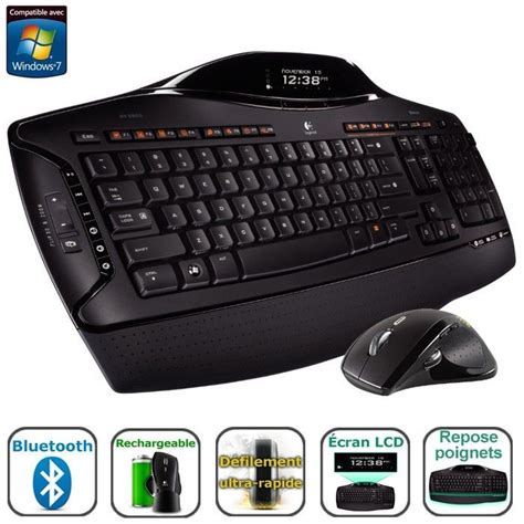 Pack Clavier Souris Sans Fil Bluetooth MX 5500 Achat Vente Pack