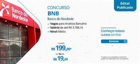 Concurso BNB 2024 PROVAS Neste Domingo 28 04